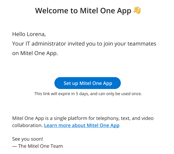 Registering the User and Downloading the Application