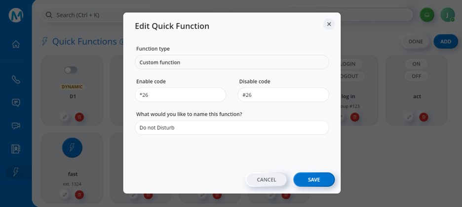 Aangepaste snelle functie