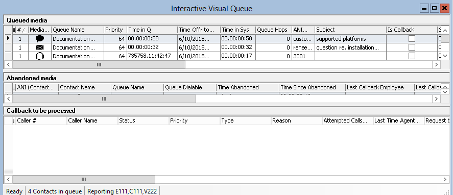 Accessing Interactive Visual Queue