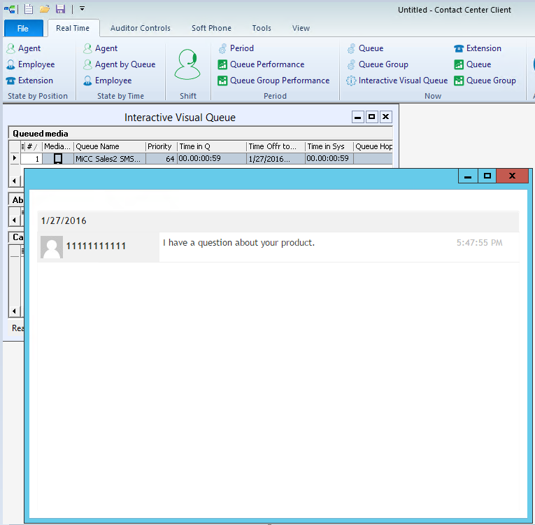 Previewing queued multimedia interactions