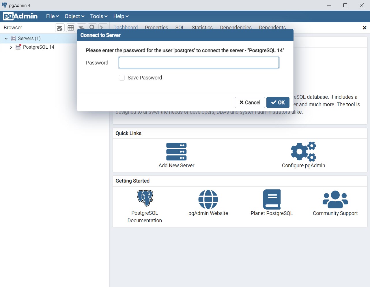 Setting Up Postgres 14 Database