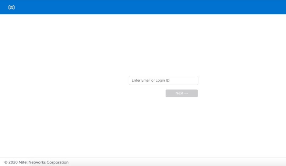 Log in bij MiCollab Client