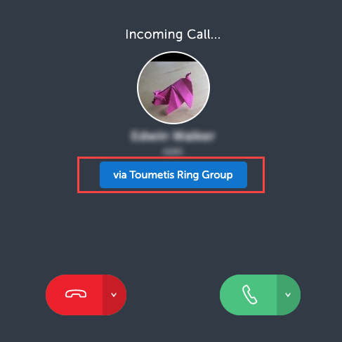Answering a MiCollab Call