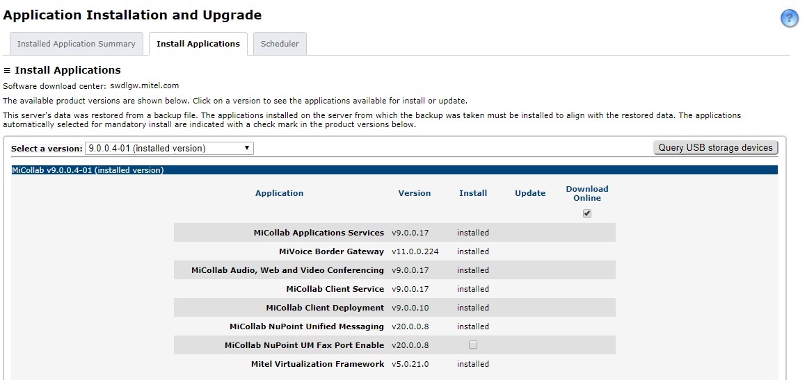 Install and Upgrade Applications