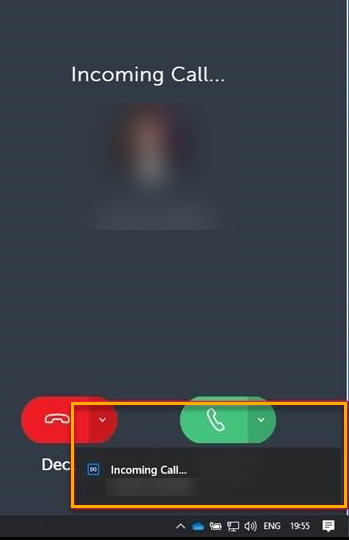 Answering a MiCollab Call