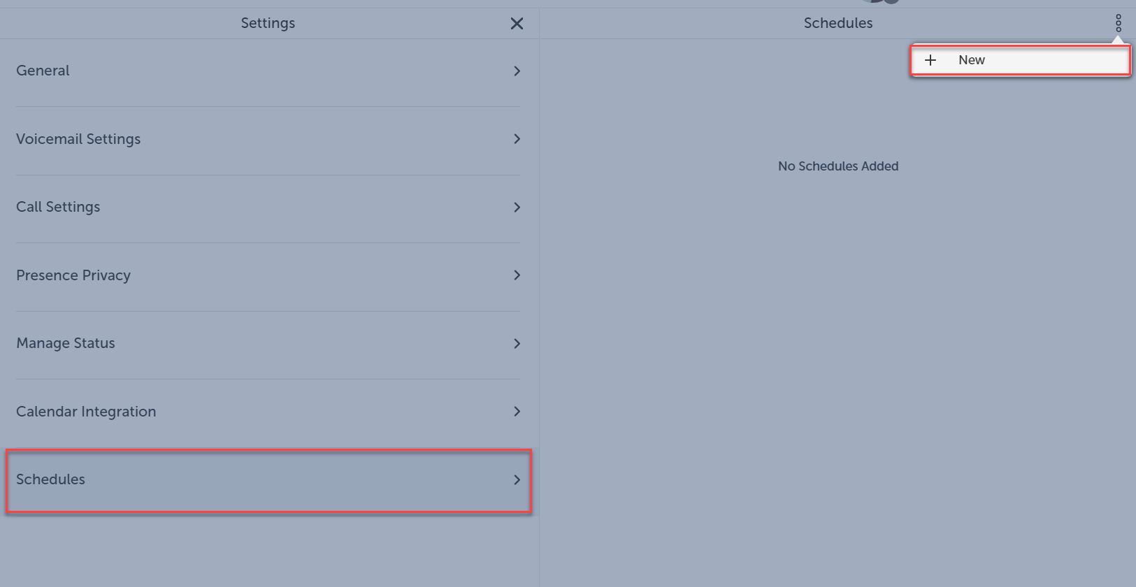 Dynamic Status schedule