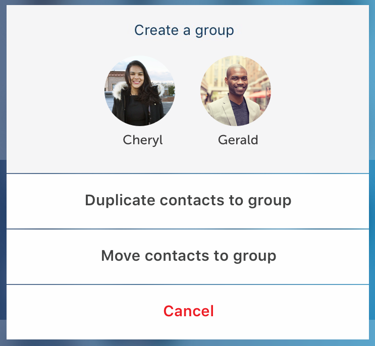 Create and Edit a Group